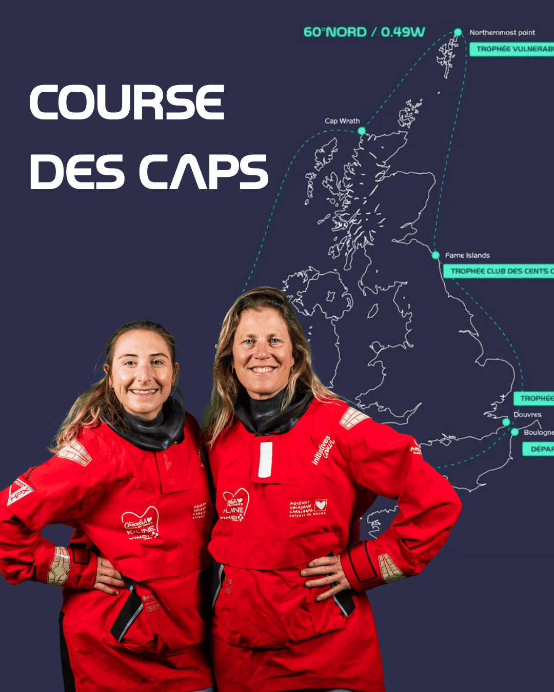 Première course pour Sam Davies et Violette Dorange : la course des ...